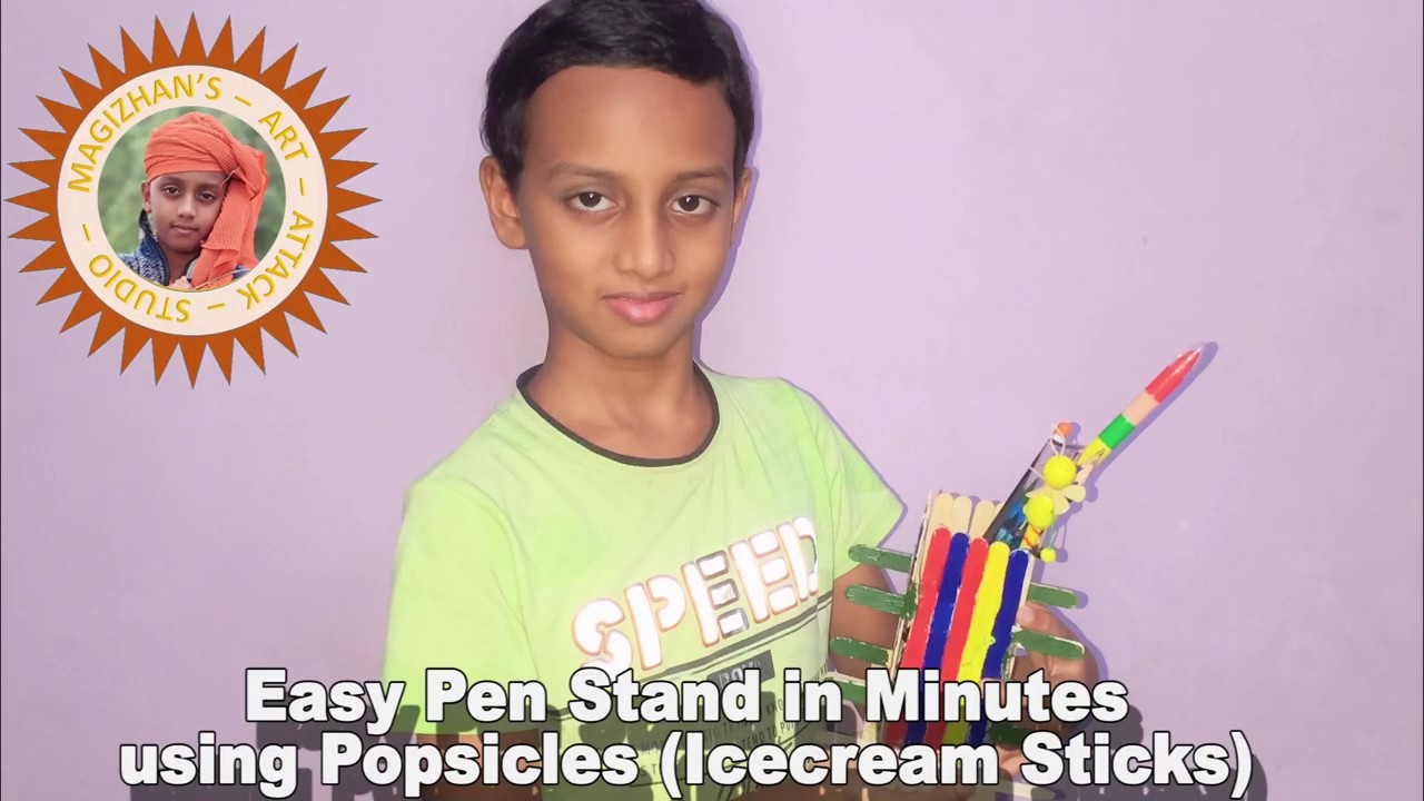 Easy Pen Stand in Minutes | Pen Stand DIY | Pen Stand Making | Pen ...