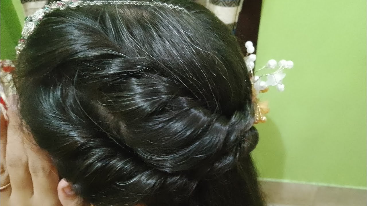 Modern hairstyle for traditional wear | hairstyle for girls | hairstyle ...