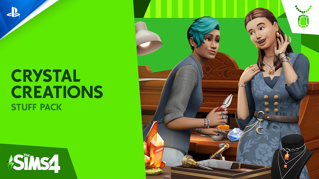 『The Sims 4 Crystal Creations Stuff Pack』公式発表トレーラー - YouTube