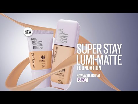 New Maybelline New Super Stay Lumi-Matte Foundation, now in a mini (English) 20 sec