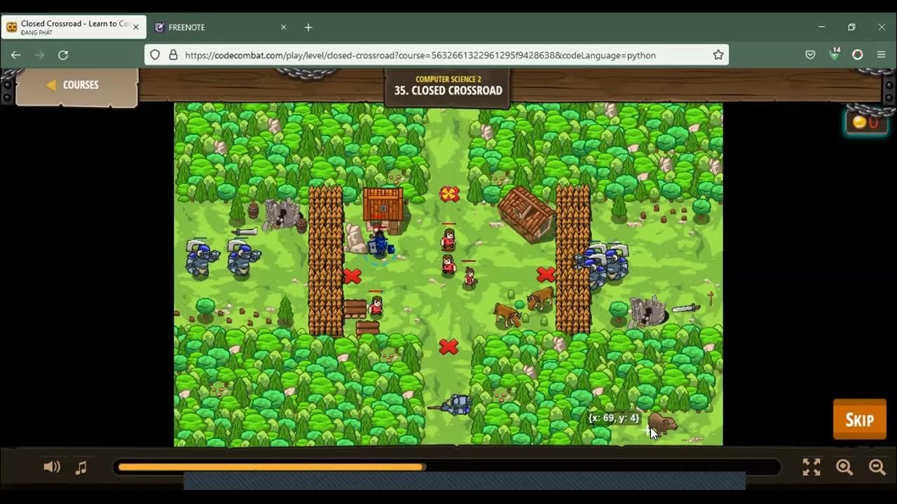 Computer Science 2 coding python (Closed Crossroad) - YouTube