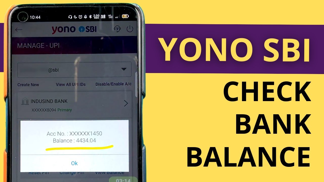 How to Check Bank Account Balance in YONO SBI App? | SBI Balance Check ...