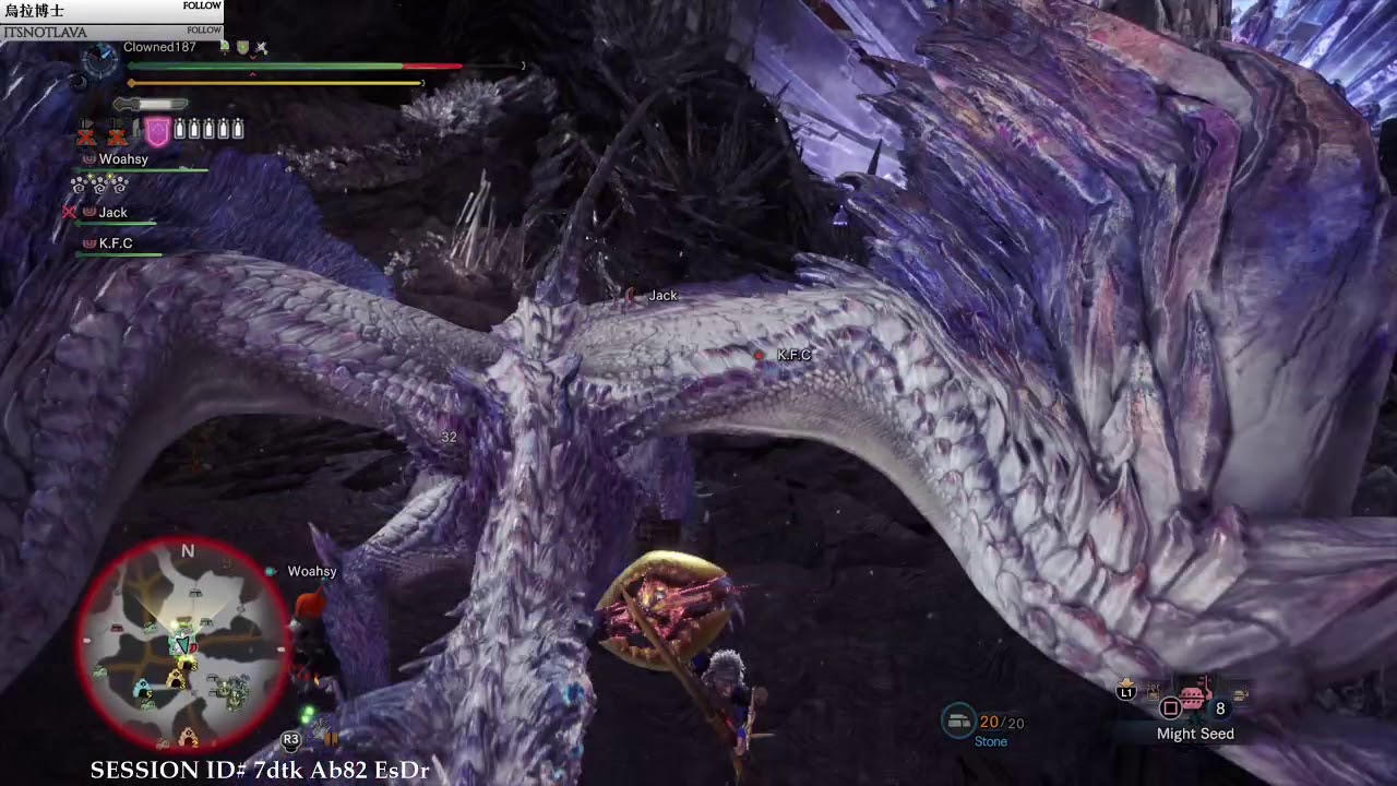 Tempered Velkhana | Rathian Charge Blade | Monster Hunter World ...