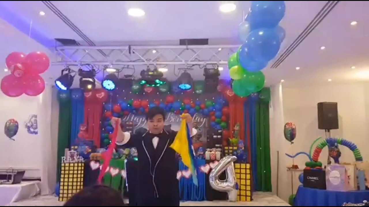Full magic show birthday party #marmagician #2 - YouTube