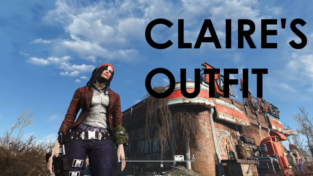 Fallout 4 Mod Review Claire's Outfit - YouTube