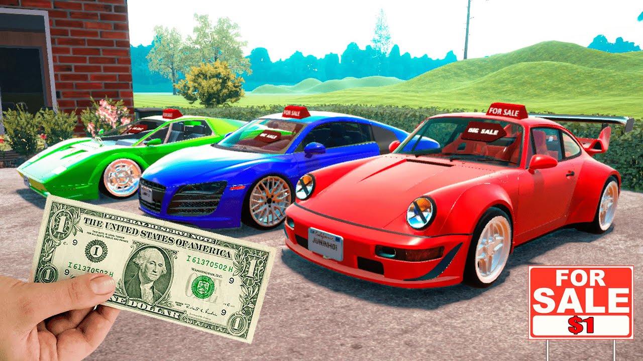 VENDI CARROS ESPORTIVOS de LUXO por $1! - Car For Sale Simulator 2023 ...
