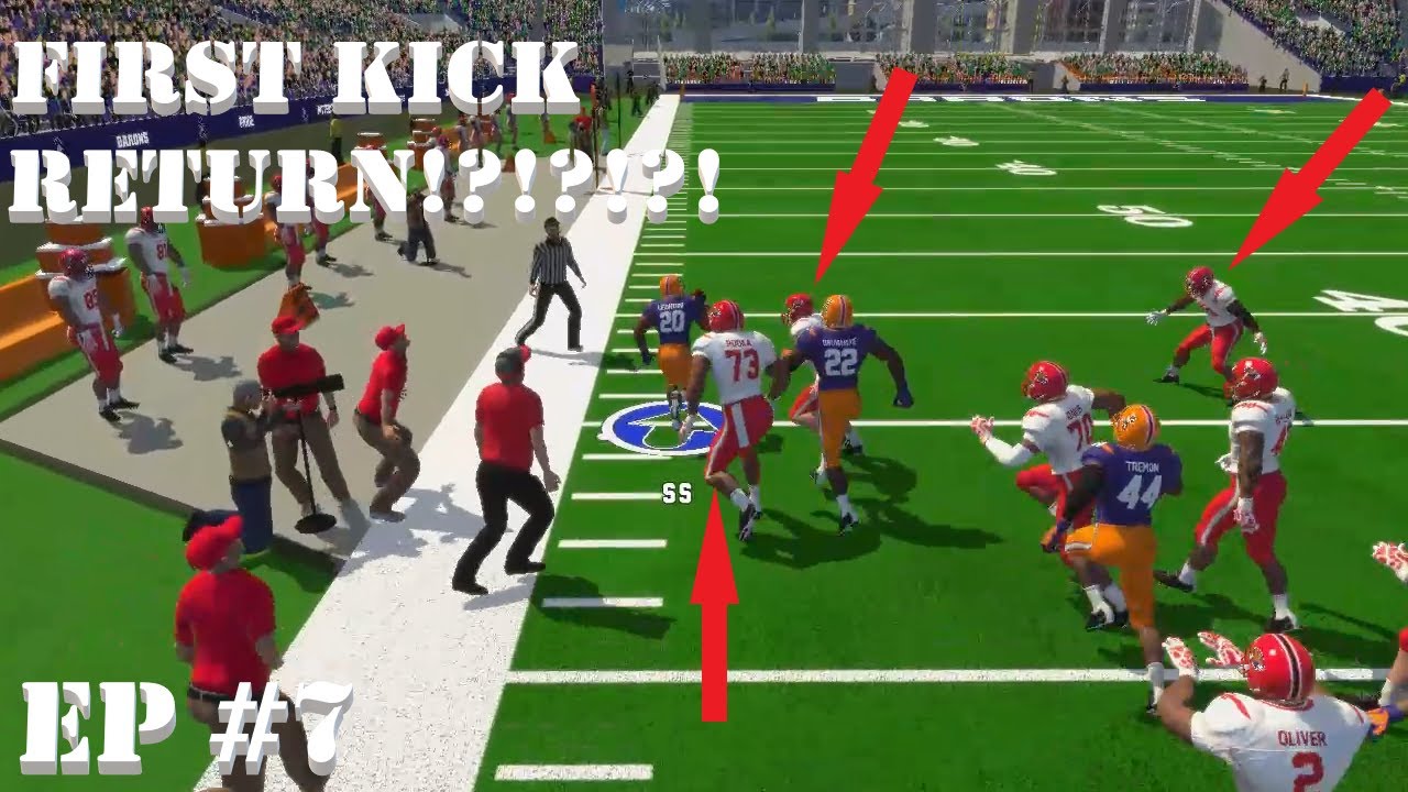 First Kick Return?!?!?! | Football Simulator | Ep #7 - YouTube