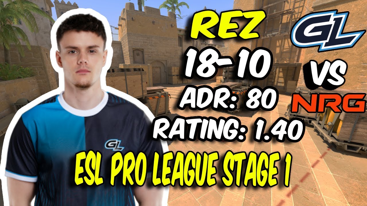 REZ 18 Kills vs NRG! REZ POV (Mirage) at ESL Pro League Season 21 Stage ...