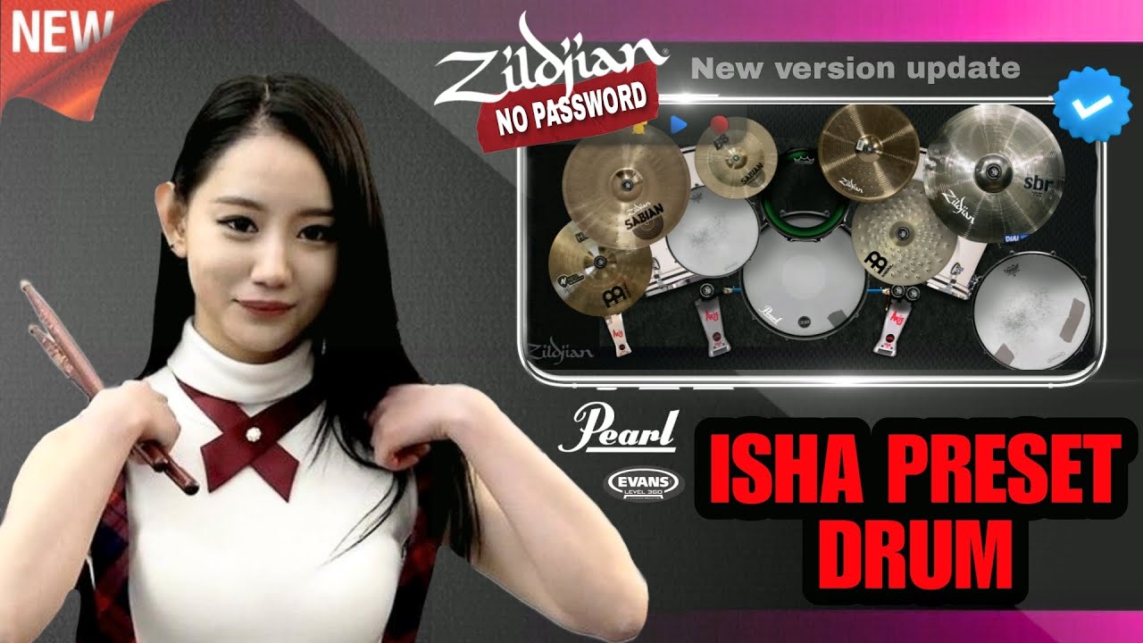ISHA preset real drum terbaru new version update 2024 HD skin new refelektor 😍😍😊 - YouTube