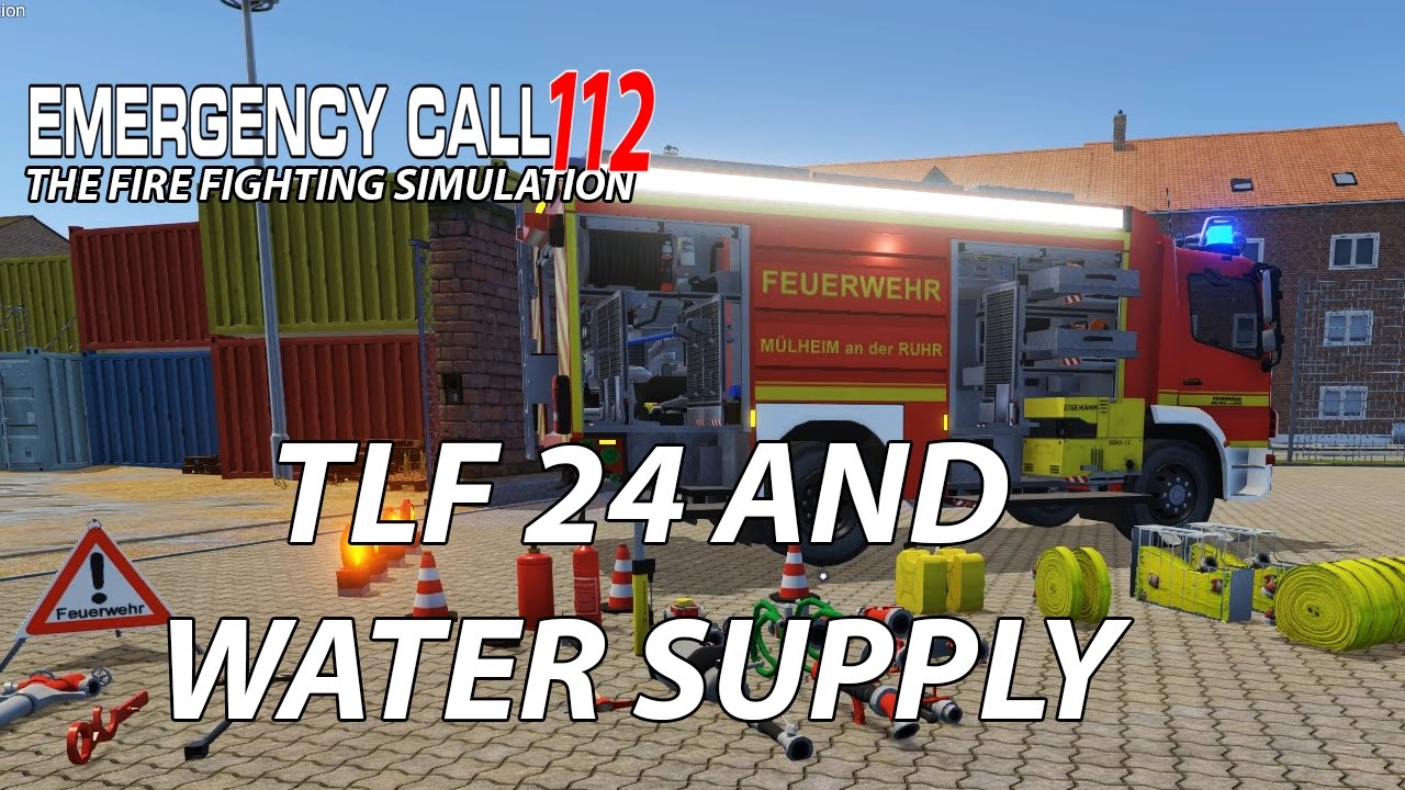 Emergency Call 112 - Apparatus in Depth TLF 24 and Water Supply - - YouTube
