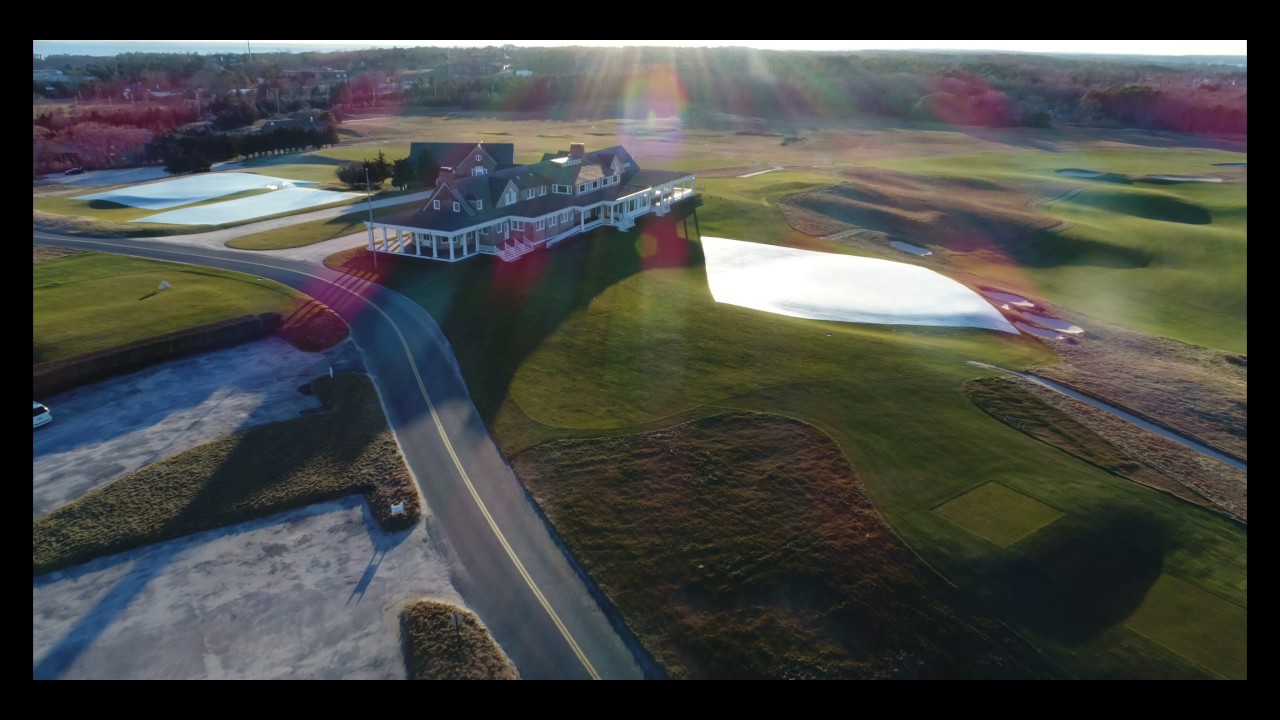 Aerial Approach to Shinnecock Hills Golf Club - YouTube