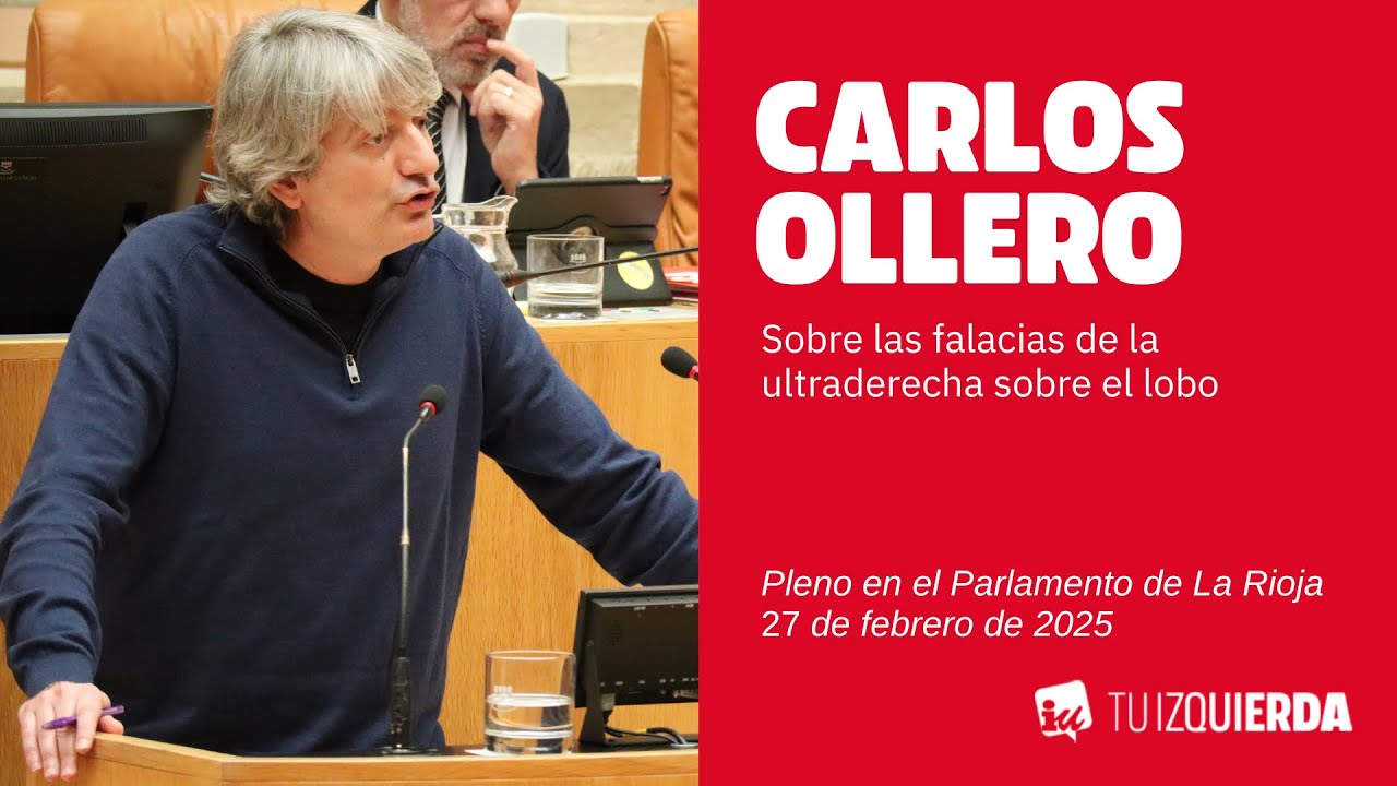 Ollero (IU) responde a las falacias de la ultraderecha sobre el lobo ...