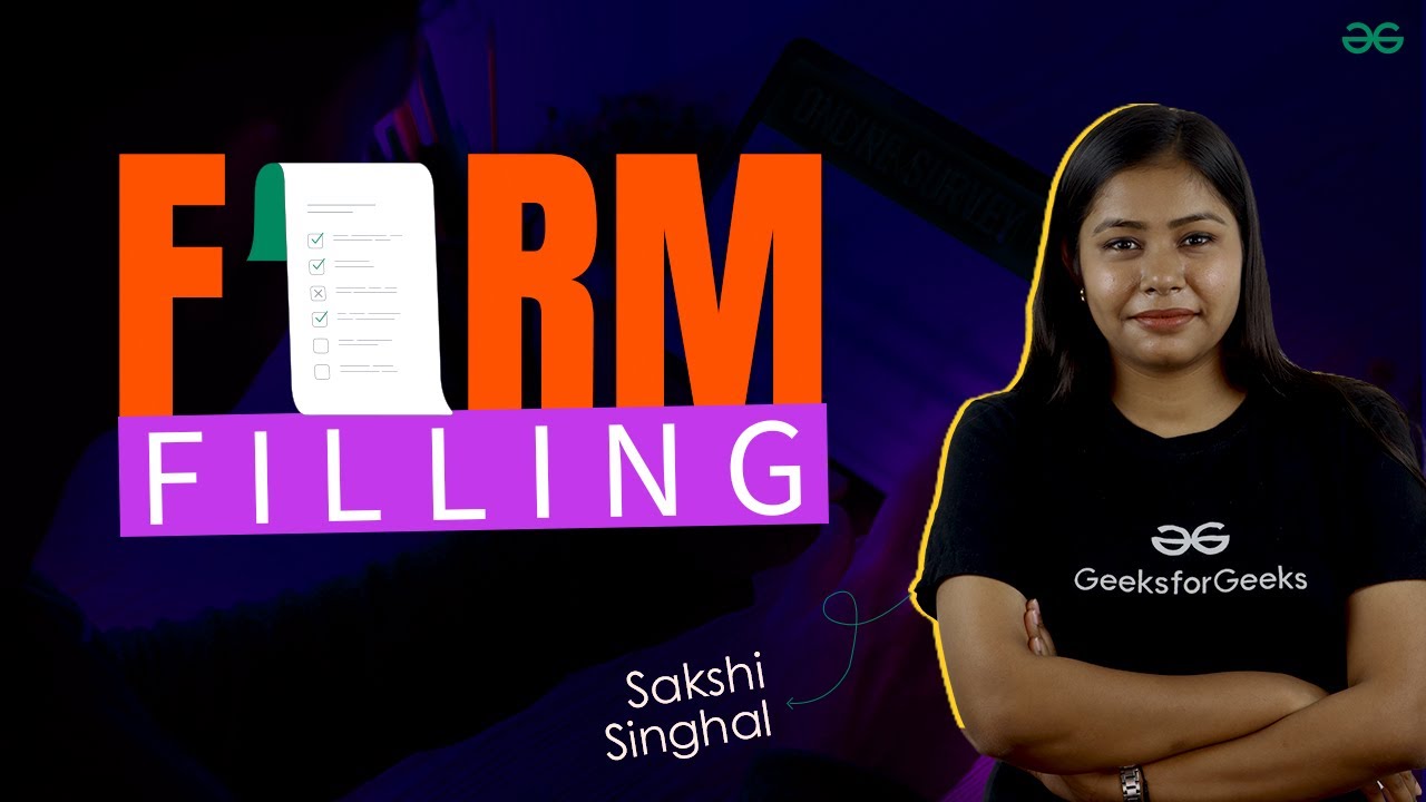 Ace GATE 2025: Complete Guide to Form Filling for DA|| GeeksforGeeks - YouTube