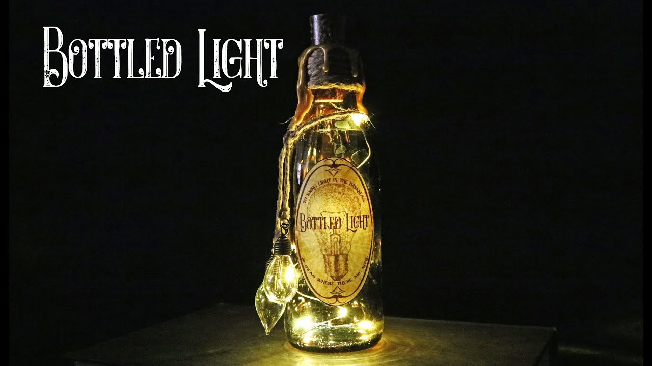 Bottled Light : DIY Potion Bottle : Potion Prop : Steampunk Inspired ...