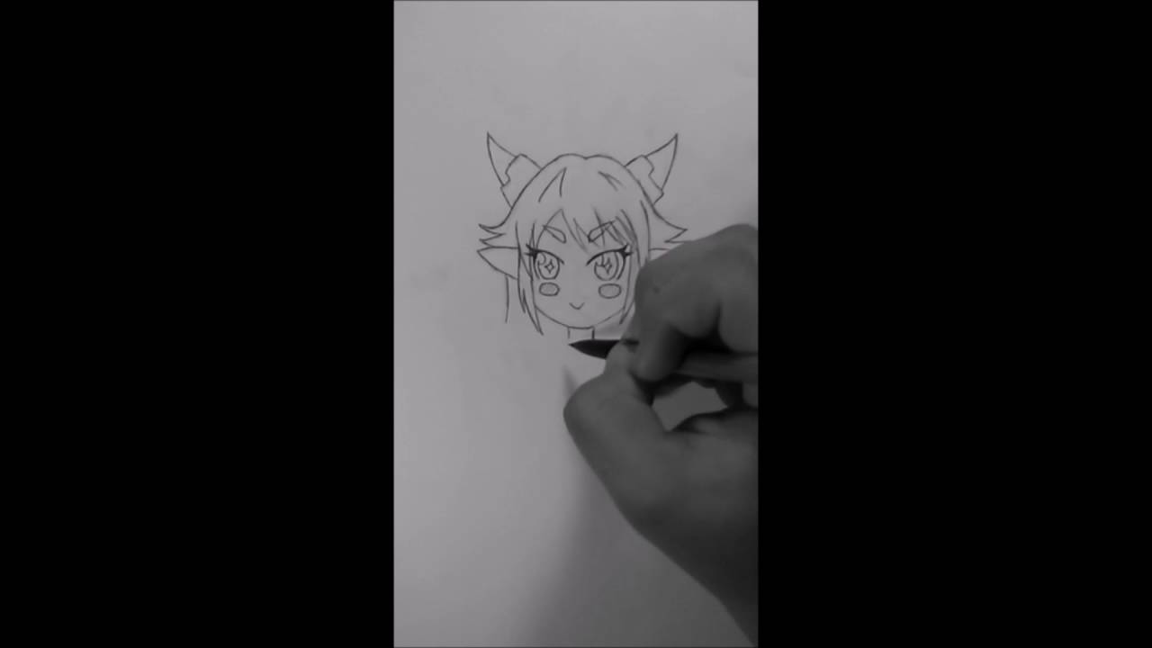 Drawing Lu from Elsword [Time lapse] - YouTube