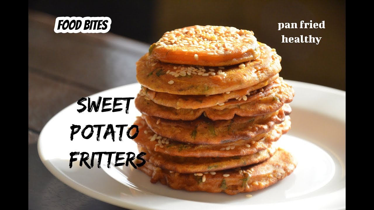 |Genasu Podi | Sweet potato fritters| Sweet potato bajji pan fried ...