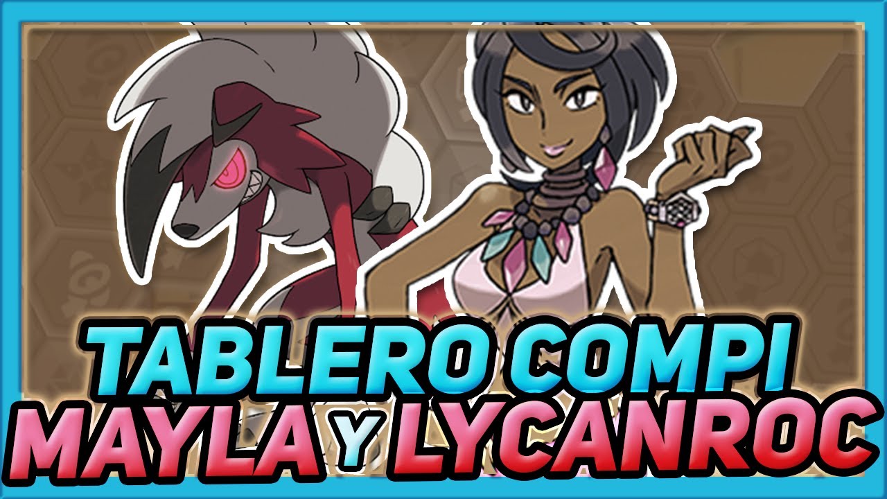 🔬 TABLERO COMPI de MAYLA (Olivia) y LYCANROC 🧪 POKEMON MASTERS EX - YouTube