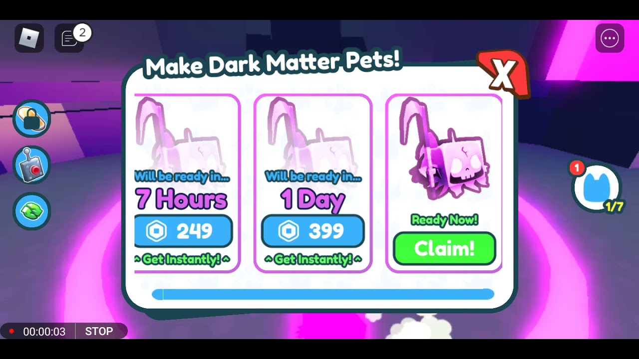 Dark Matter werewolf | Pet Simulator X - YouTube