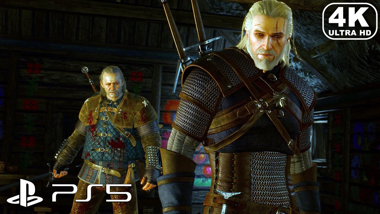 Geralt and Vesemir kill the Bandits in White Orchard's Tavern - The ...