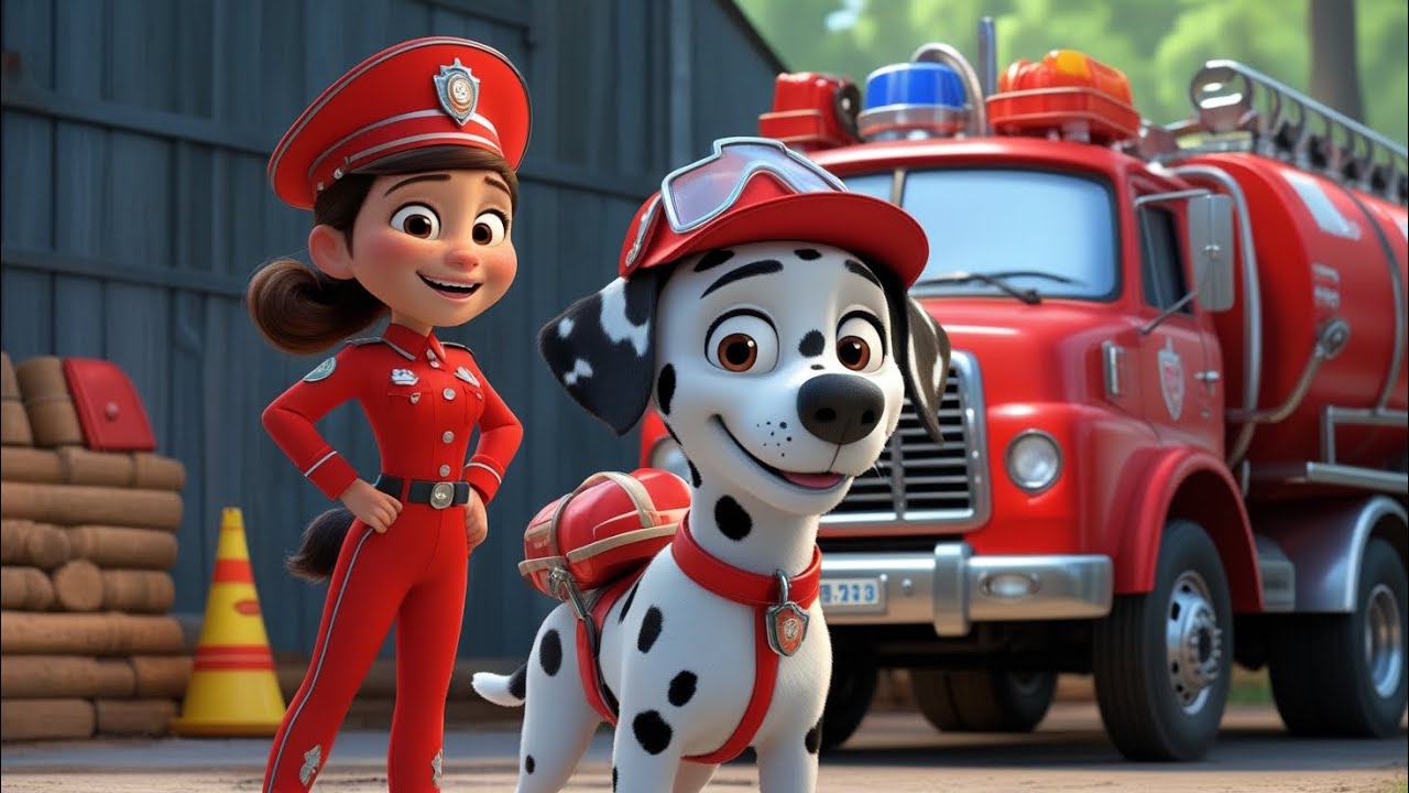 🎷8 MINUTES DE COMPTINE SUR LES POMPIERS 🚒 - Comptines et chansons pour ...
