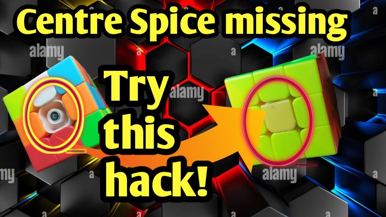 Rubik's Cube Center Broken or Missing? Don't Worry Here's a Solution ...