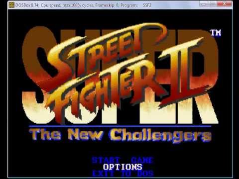 SUPER STREET FIGHTER II THE NEW CHALLENGERS version MS DOS - YouTube