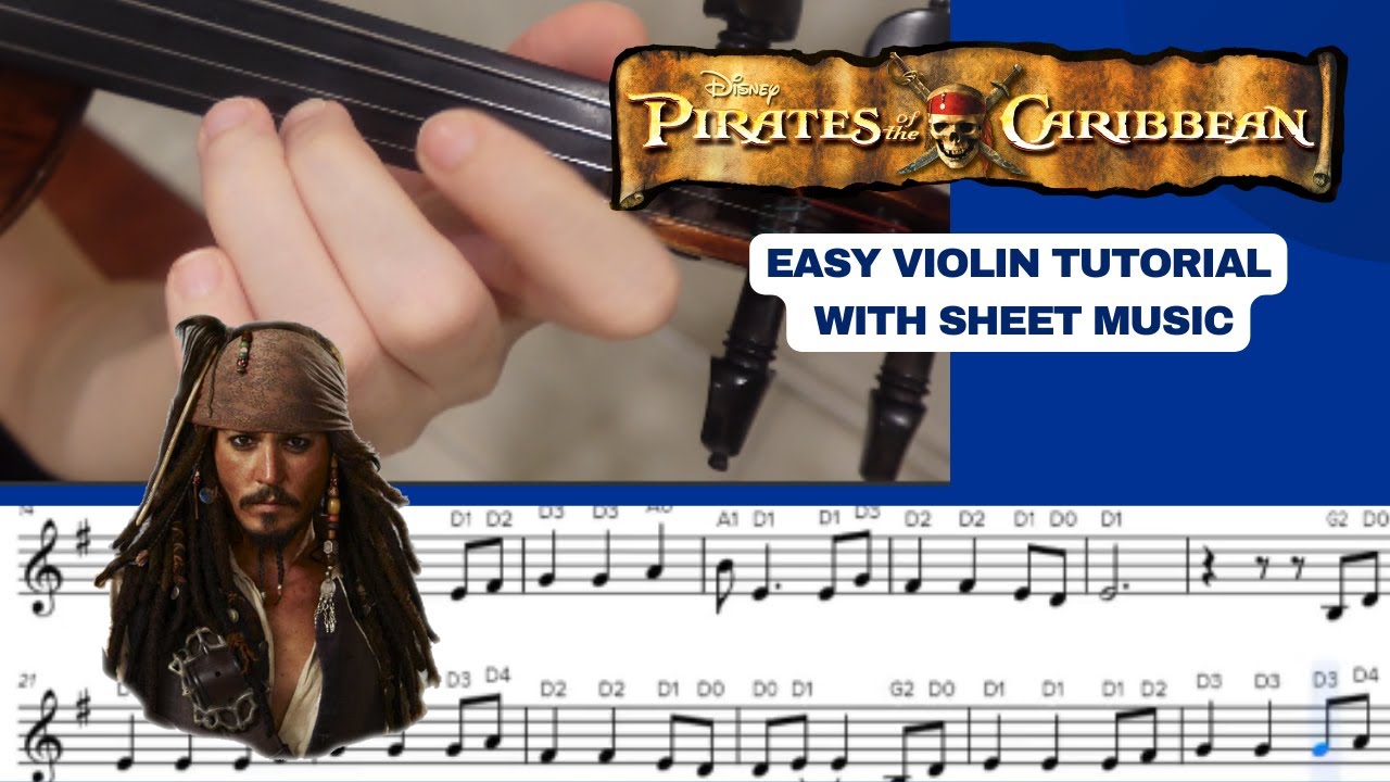 How to play He's a Pirate (Pirates of the Caribbean) | Easy Beginner ...