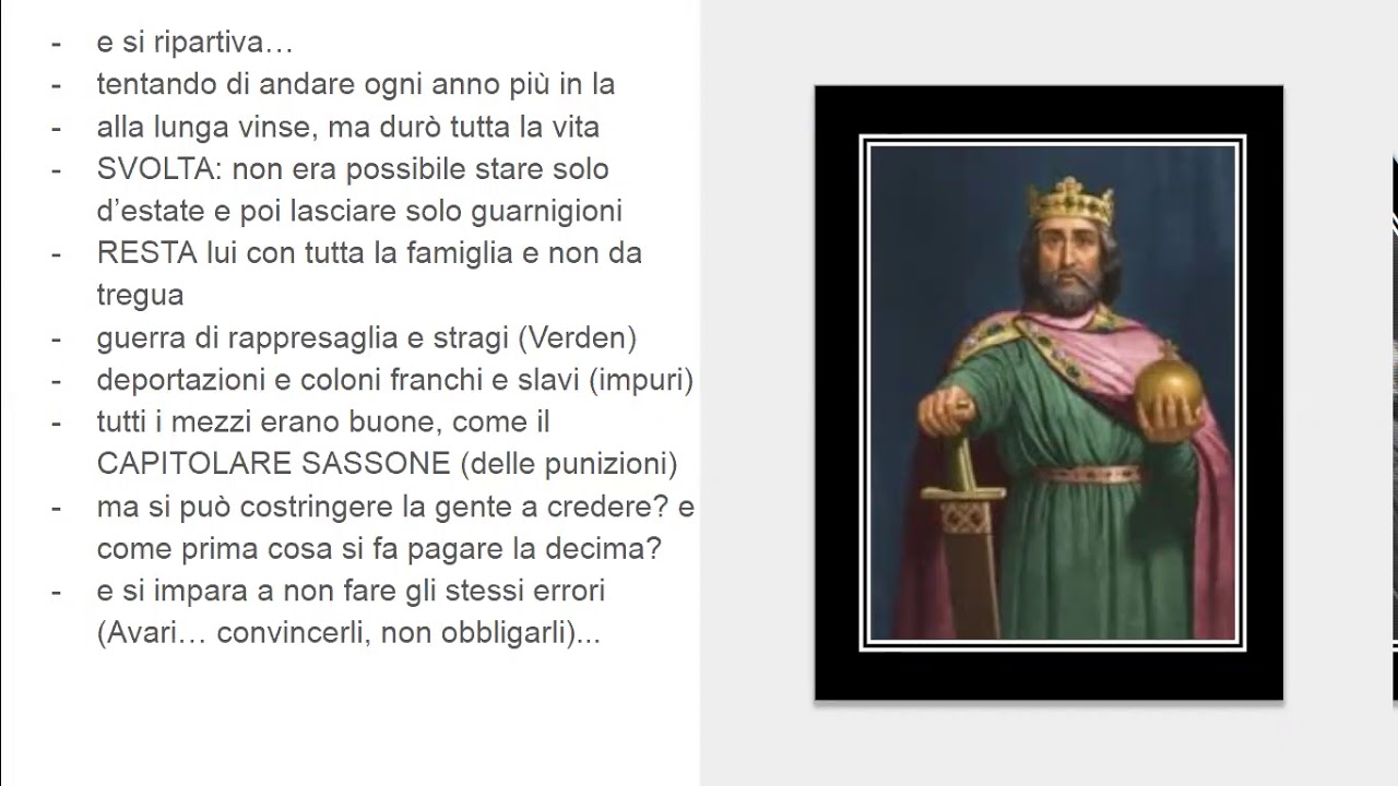 Carlo Magno ed i Sassoni - YouTube