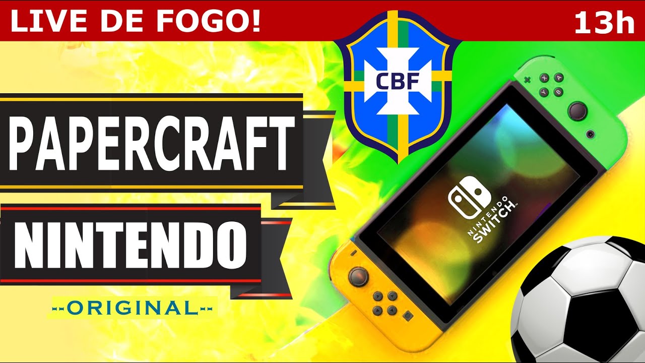 Como Fazer Jogo de Futebol de Papel🔥R$100 eu ponho FOGO AO VIVO ...