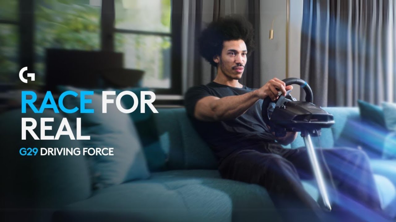 Logitech G29 Driving Force Steering Wheel - Race for real experience ...