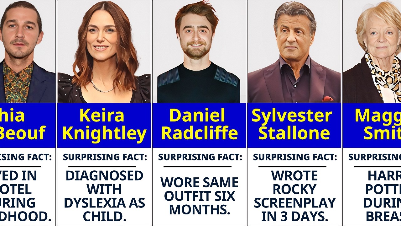 Surprising Facts About Hollywood Actors You Didn't Know - YouTube