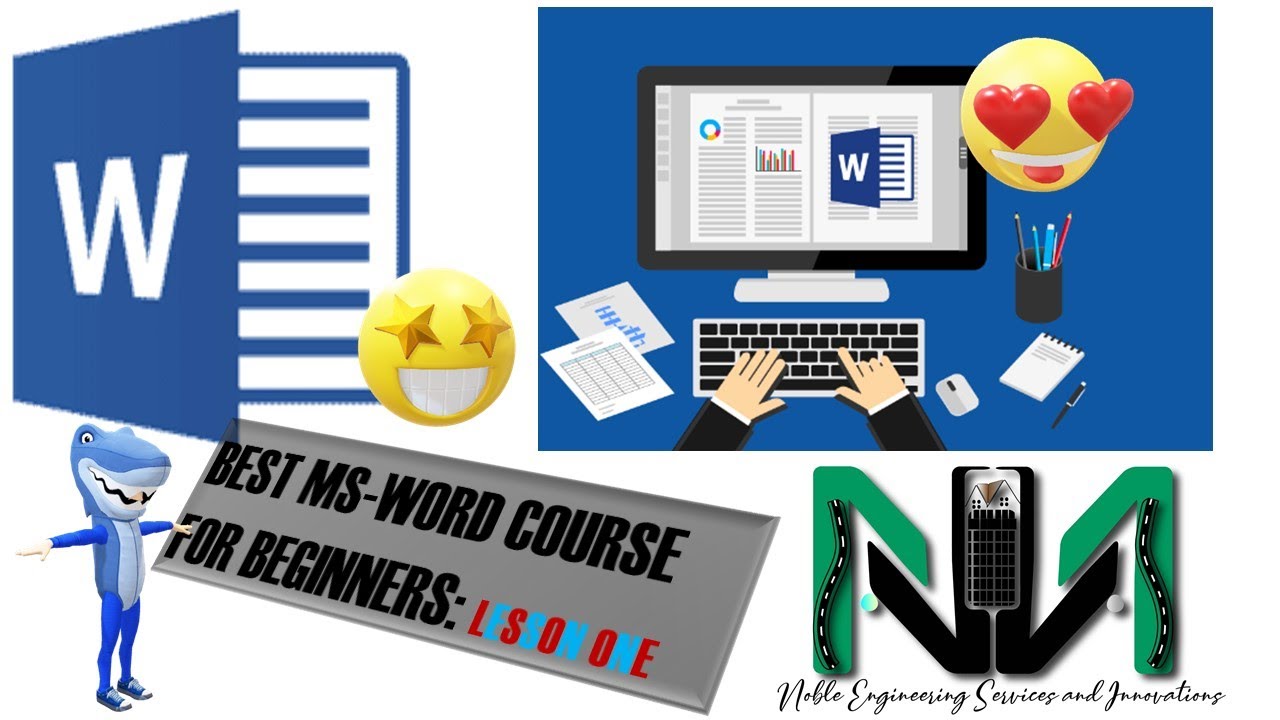 MS Word for Beginners Part One - YouTube