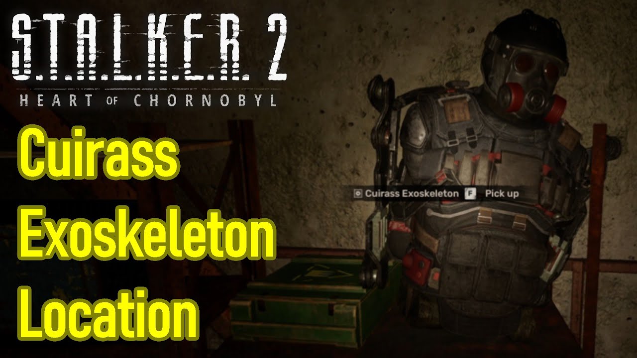 Stalker 2 Cuirass exoskeleton location guide, SKD assembly unit secret ...