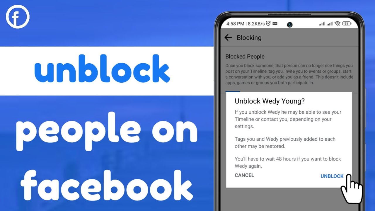 how to unblock people on facebook | how to unblock people on facebook ...