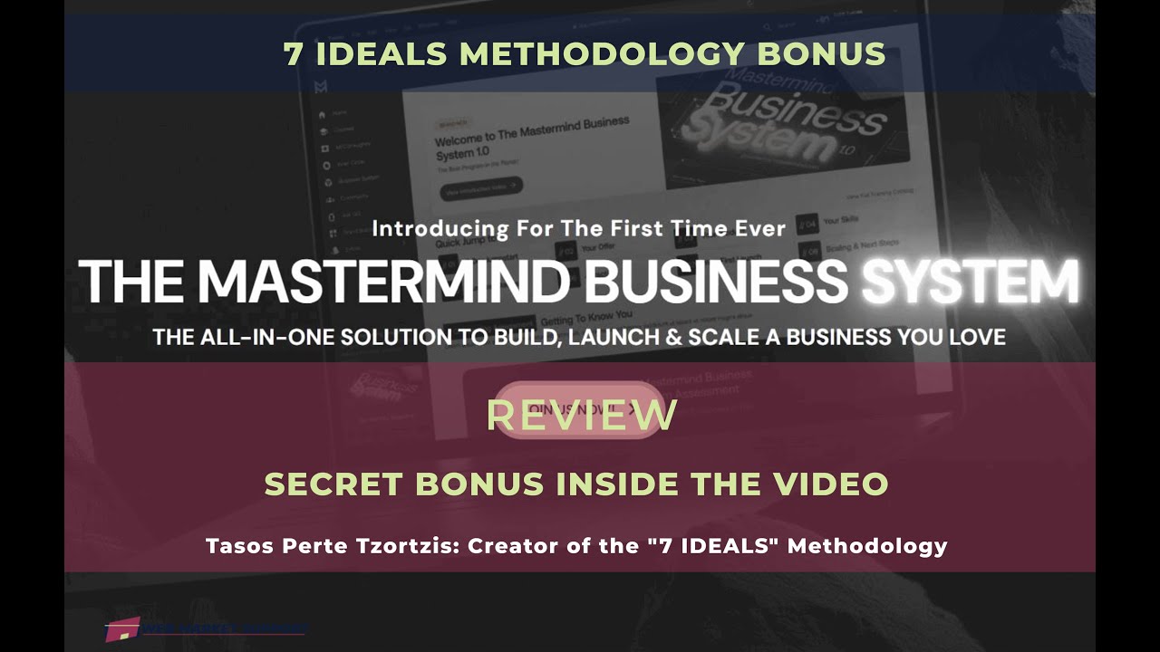 Mastermind Business System Review and 7 Ideals Methodology Bonus - YouTube