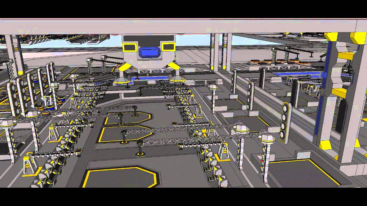Google Sketchup Spaceship/Station Modeling - Industrial Zoning Platform ...