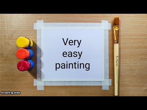 Very easy and beautiful painting for beginners / step by step tutorial ...