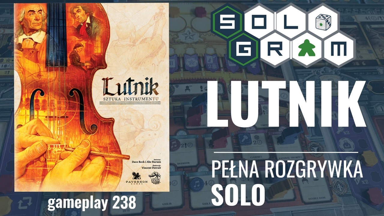 Lutnik | pełna rozgrywka solo | zasady gry | gameplay 238 - YouTube