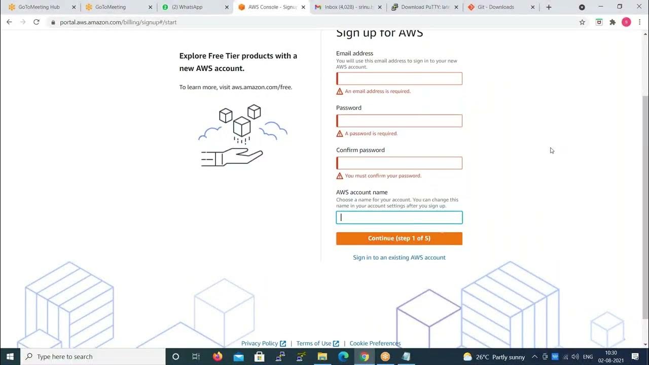 How to Create an AWS Account – Step-by-Step Guide - YouTube