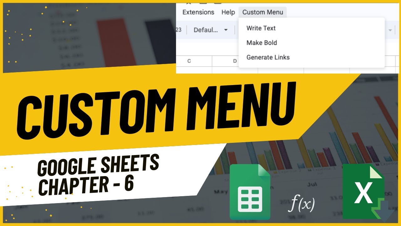 Custom Menu, Independent App Scripts, and openById() Function| Chapter ...
