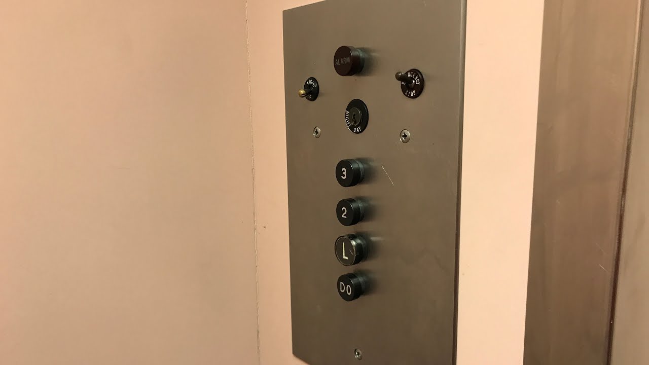 OLD Otis Bottom-Drive Traction Elevator at Arts Building, Silver Spring ...