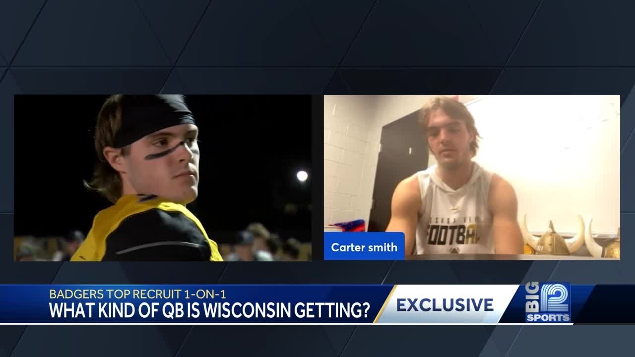 One-on-one wth Badgers quarterback recruit Carter Smith - YouTube