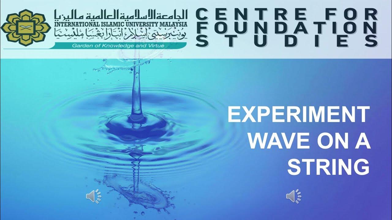 Experiment Waves On A String - YouTube