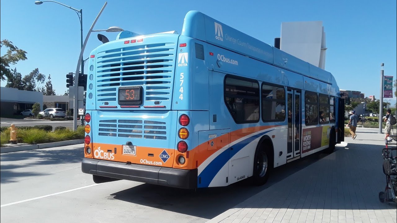 OCBus 2016 New Flyer XN40 #5744 - YouTube