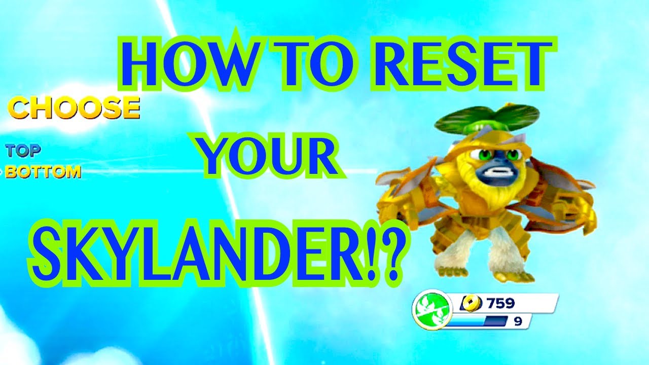 How to Reset a Skylander's Top and Bottom Guide with Grilla Drilla ...