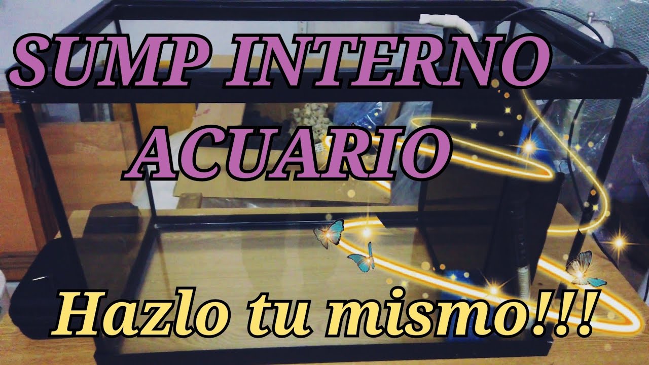 TIPS / COMO MONTAR SUMP INTERNO PARA ACUARIO - YouTube