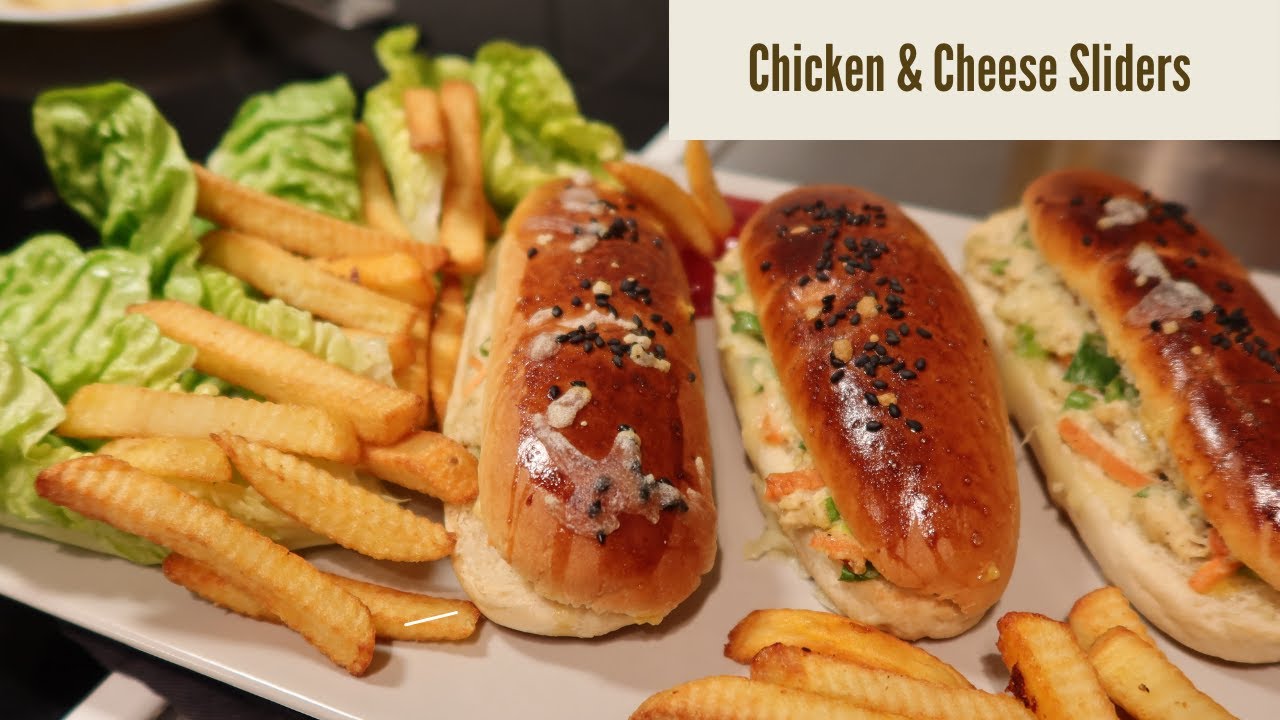 Chicken & Cheese Sliders | Mini Burgers| Ramadan Recipes - YouTube
