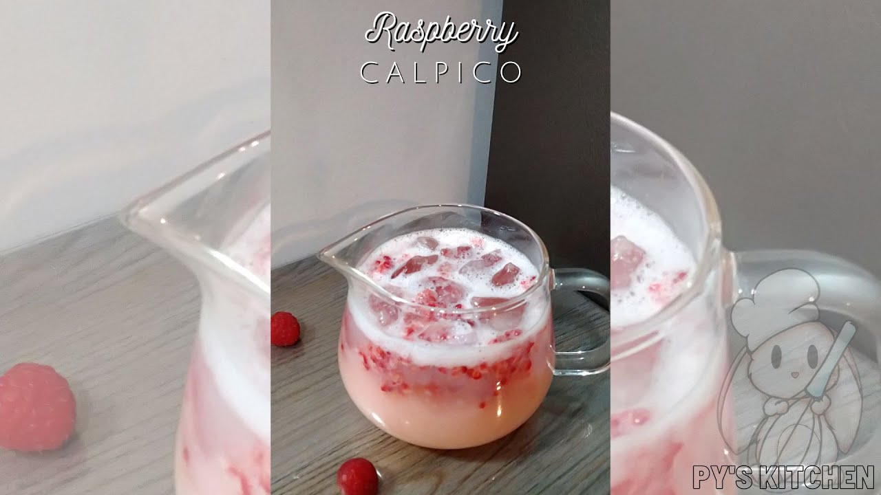 How To Make Calpico | Raspberry Calpico - YouTube