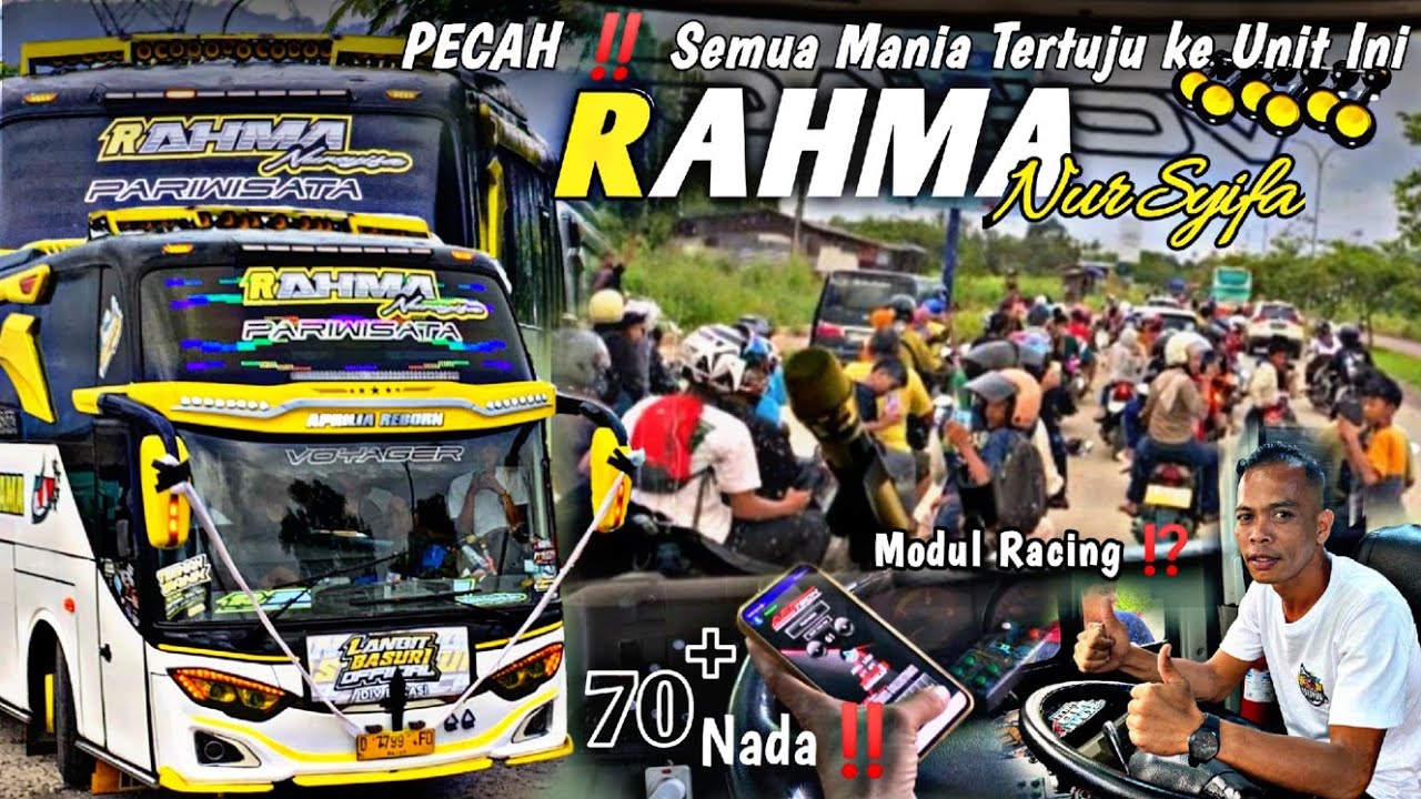 SERU BANGET 🥳 BASURI 12 NOT DI BUS RAHMA ‼️ UNIT YANG PALING DI TUNGGU ...
