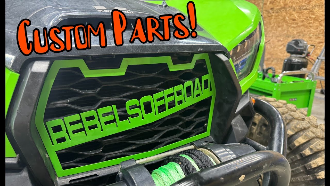 Custom Kawasaki KRX Grill | KY Metal Design - YouTube